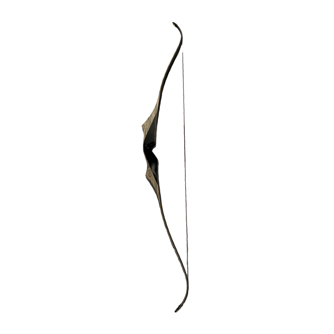 42 lbs. "The BigHorn Legacy" Bow - Ebony - Left Hand – Traditional Woodsman