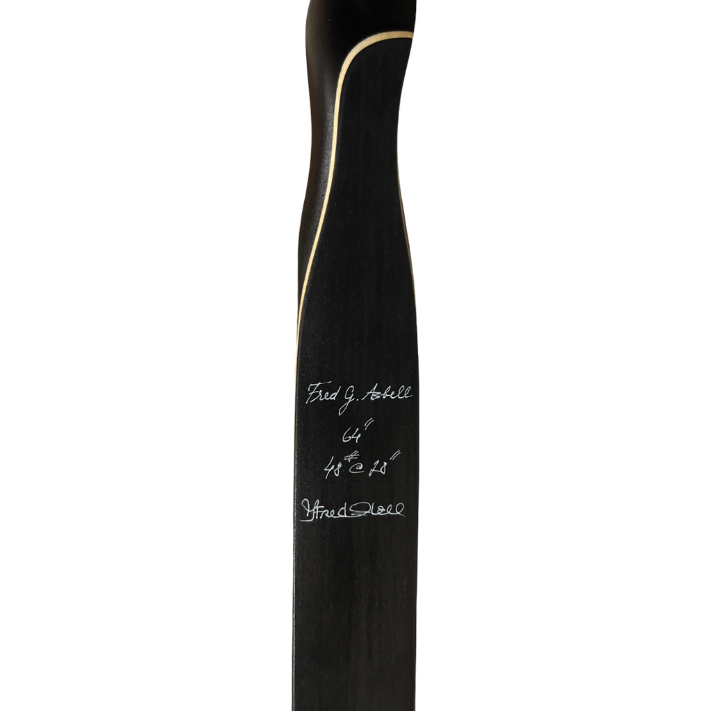 48 lbs. "The BigHorn Legacy" Bow - Ebony - Right Hand – Traditional ...